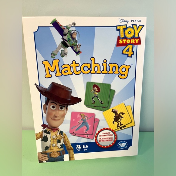 Disney | Toys | Disney Pixar Toy Story 4 Matching 72 Picture Tiles Game ...